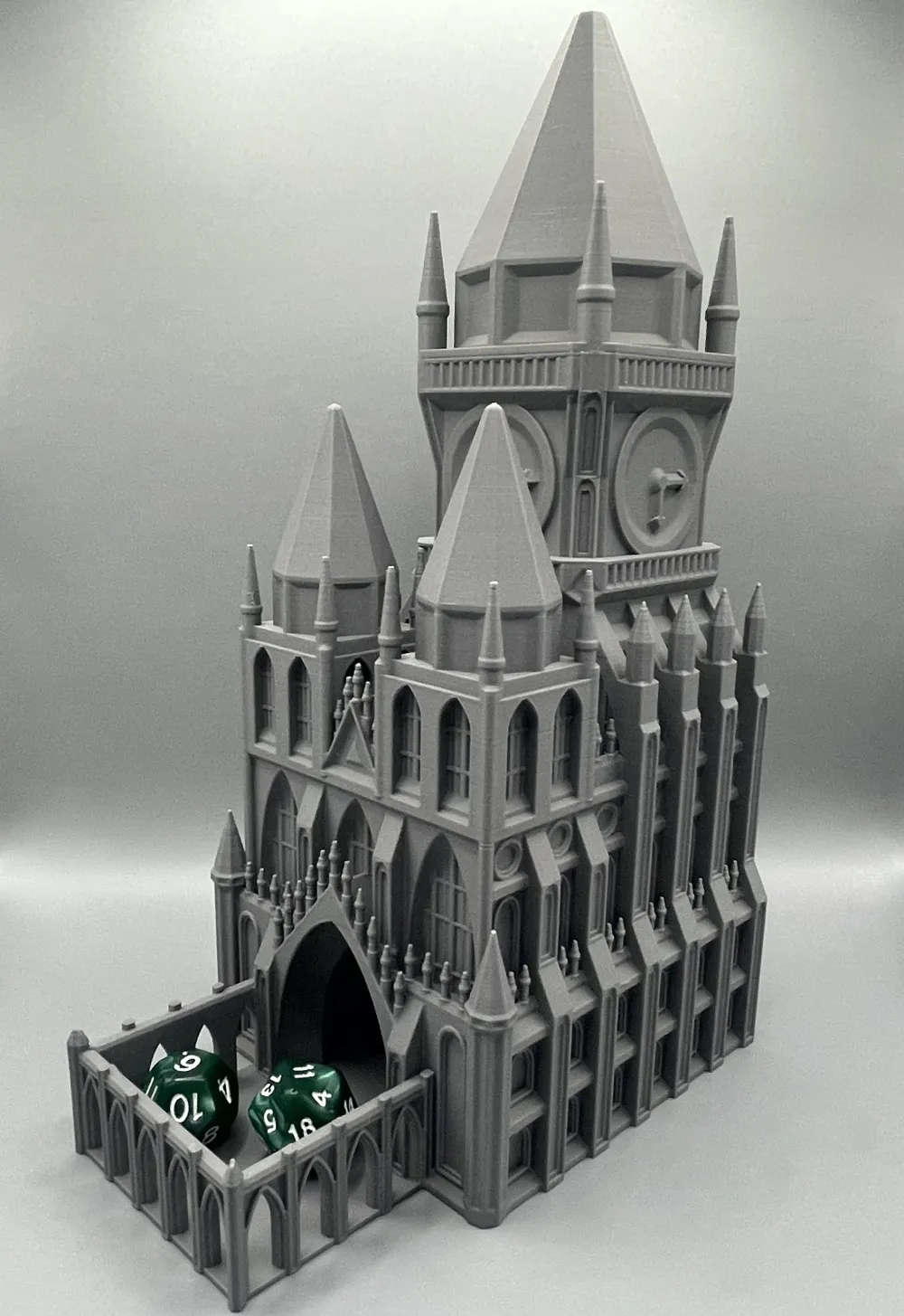 Cathedral Dice Tower - Free 3D Print Model - MakerWorld