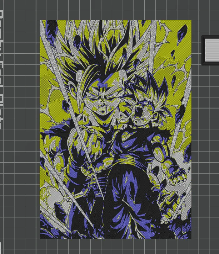 Gohan ss2 hueforge by OPE.3D - MakerWorld
