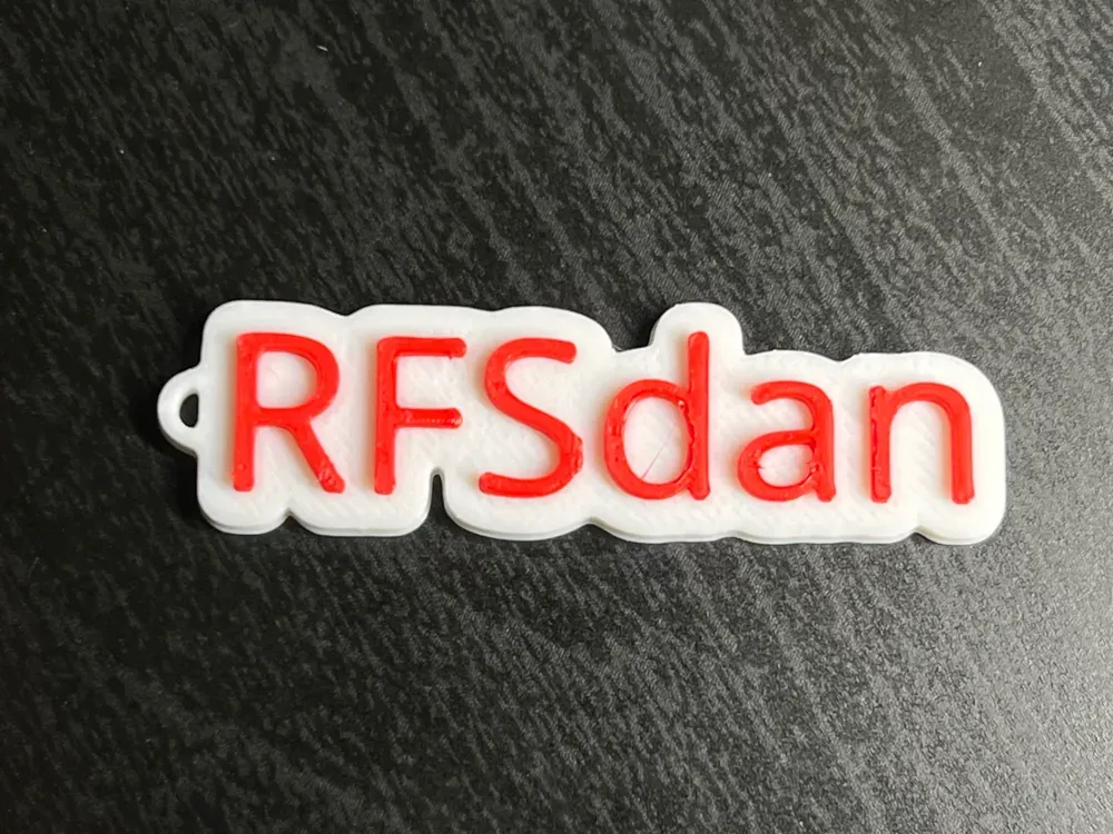 Custom Keychain Name Generator - Chewy font - Free 3D Print Model ...