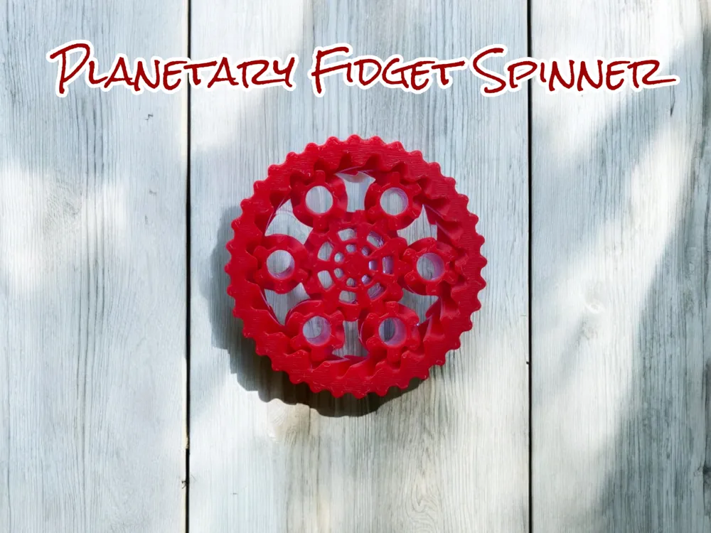 Planetary Fidget Spinner! Print In Place!!! by TomczukCustoms - MakerWorld