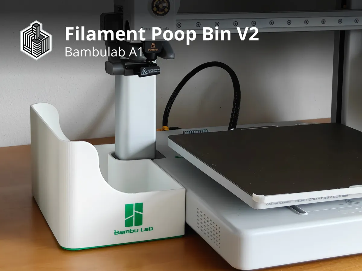 Filament Poop Bin V2 - Free 3D Print Model - MakerWorld
