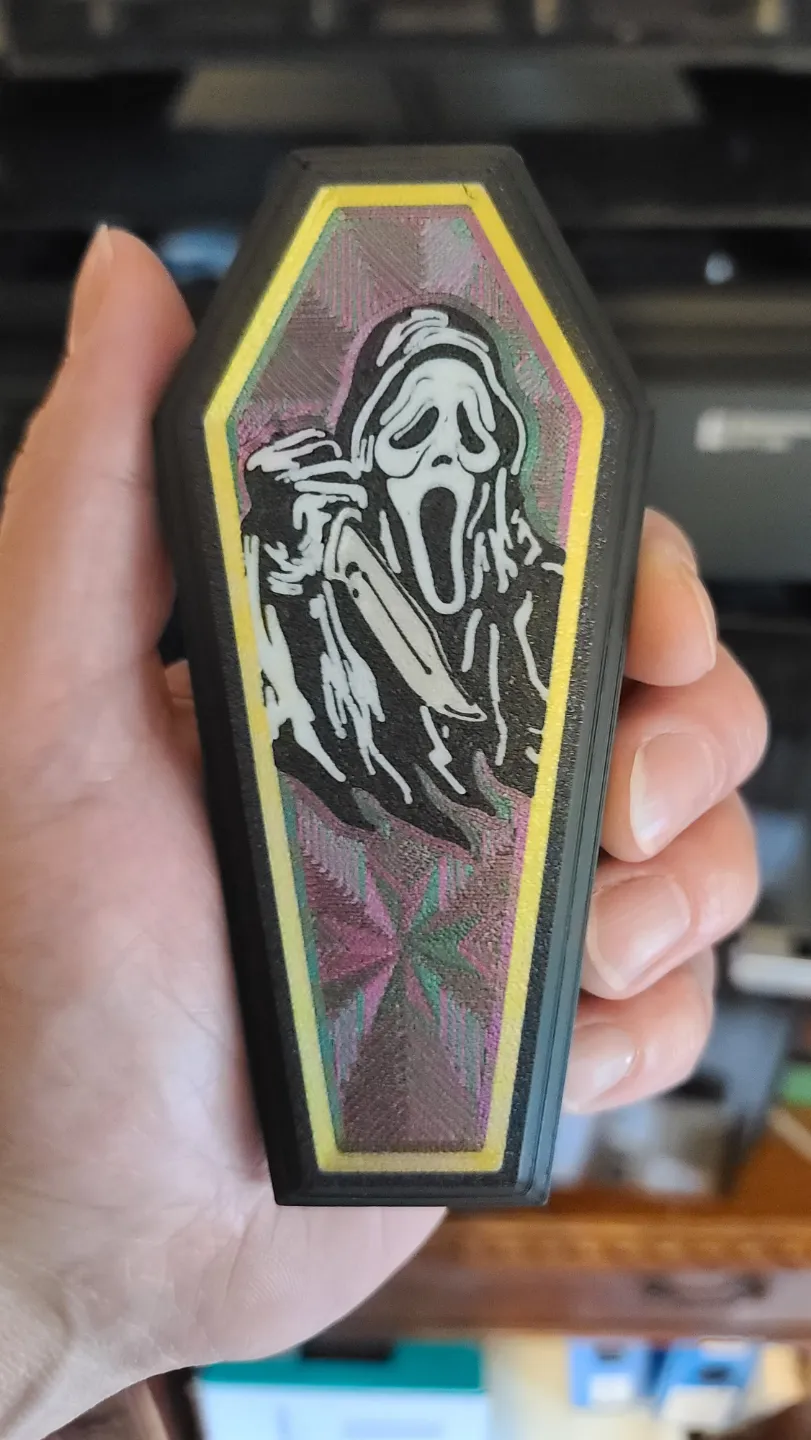 Ghostface Coffin Box by Imagine-Reality MakerWorld: Download Free 3D Models