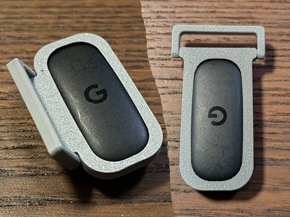 Fitbit Air pebble clip for normal watch band - Free 3D Print Model ...