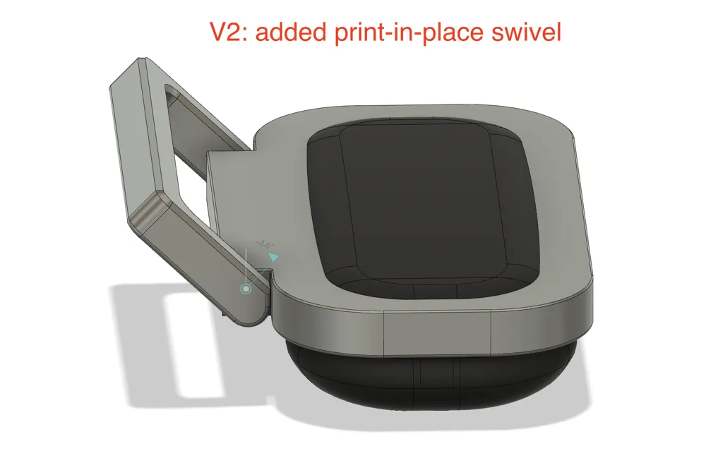 Fitbit Air pebble clip for normal watch band - Free 3D Print Model ...