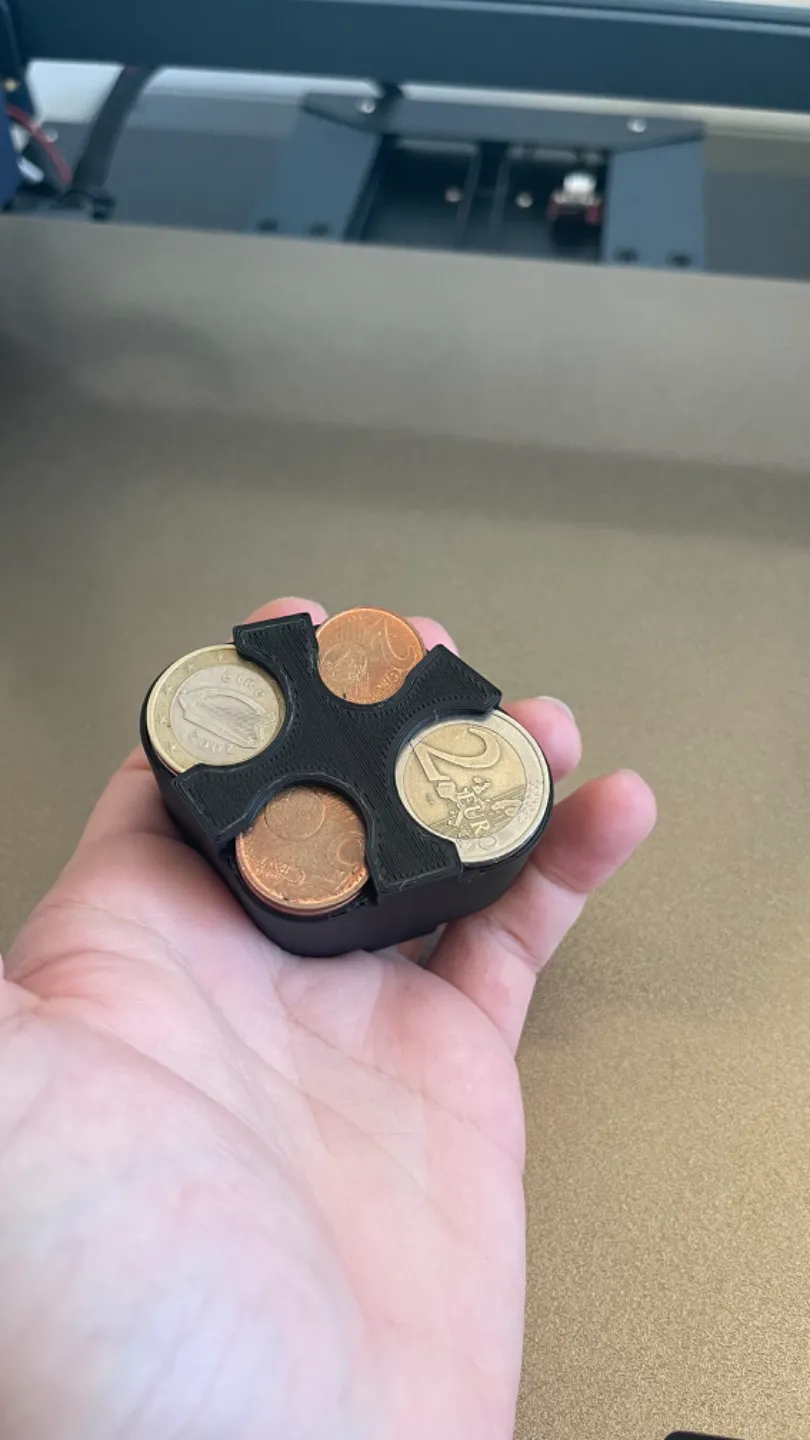 double sided Euro coin dispenser by Amir - MakerWorld