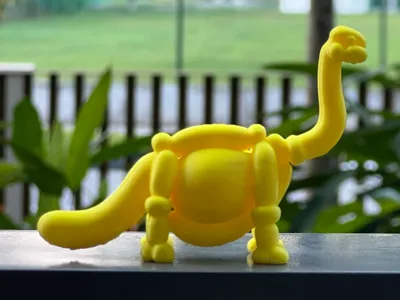 Adorable Brachiosaurus Balloon Weaving Figure by ASTAR - MakerWorld