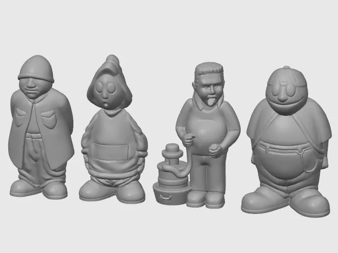 Little Homies Figures - Free 3D Print Model - MakerWorld