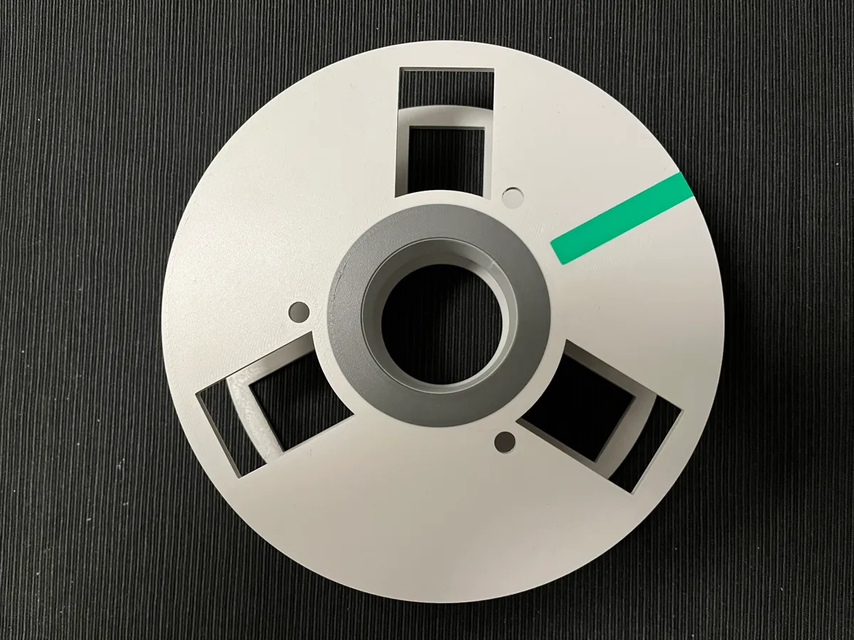 Cassette Futurism Style Filament Spool - Free 3D Print Model - MakerWorld
