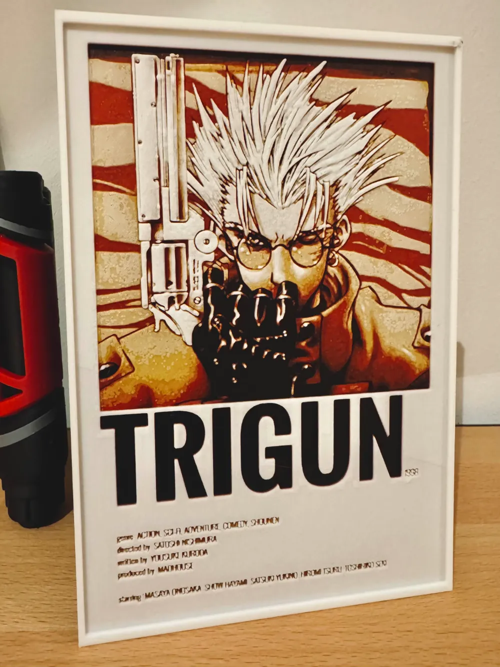 HueForge Art - Trigun Poster by irmdallMakerWorld: Download Free 3D Models