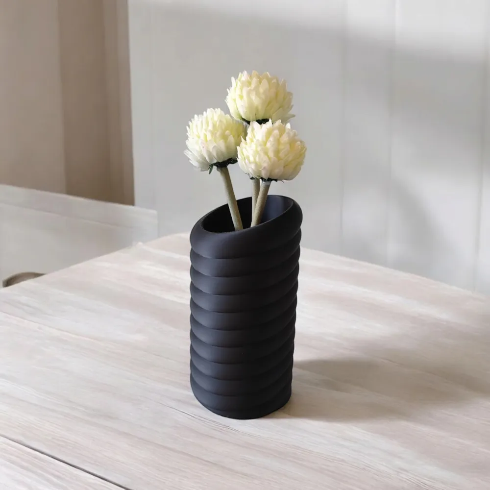 Torus Design Vase "Swirly" by Deltaprints - MakerWorld