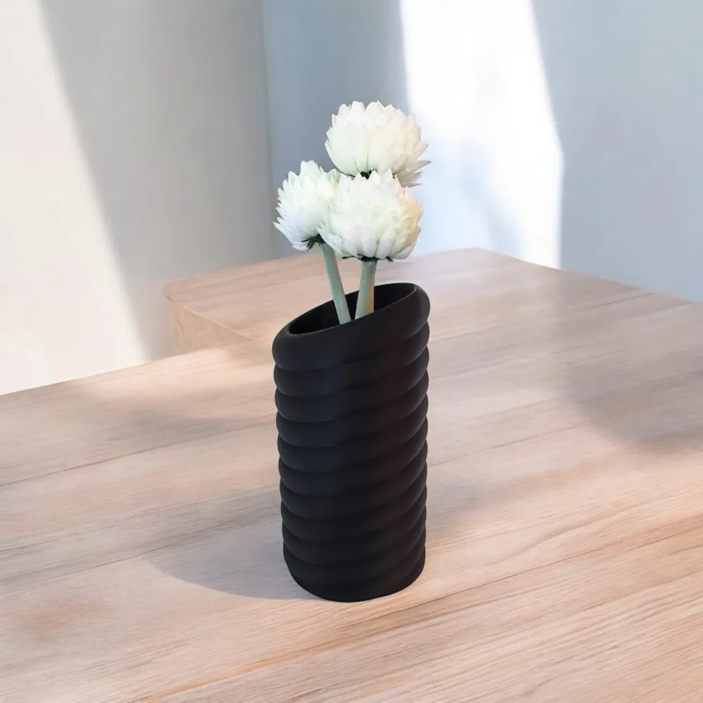 Torus Design Vase "Swirly" by Deltaprints - MakerWorld