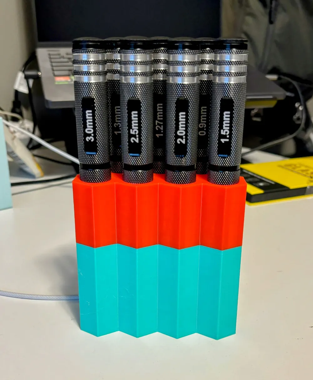 7 Piece Hex Screwdriver Set Holder Stand by Man of Mystery Intl ...