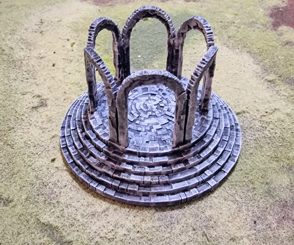 Elven Circular Platform Terrain MESBG Warhammer by PawelP MakerWorld ...