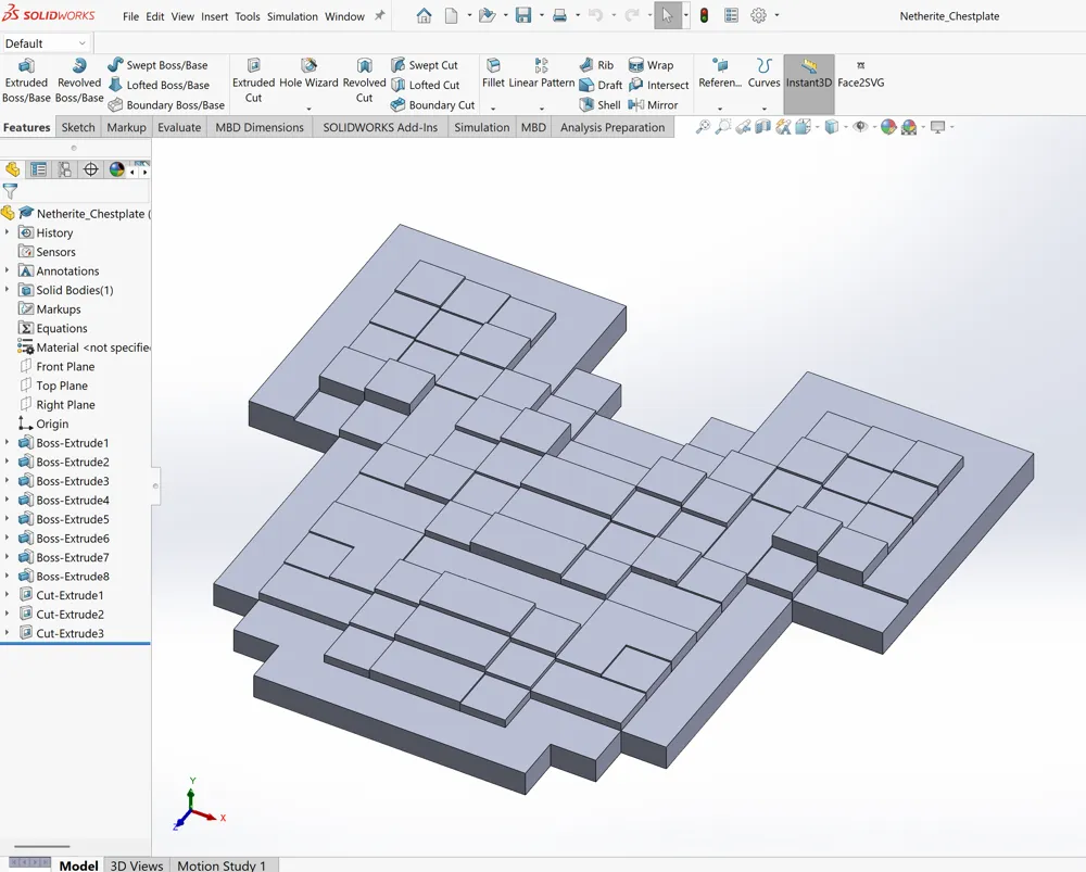 Netherite Armor Full Set - Minecraft Item Frame by jongoodfeller ...