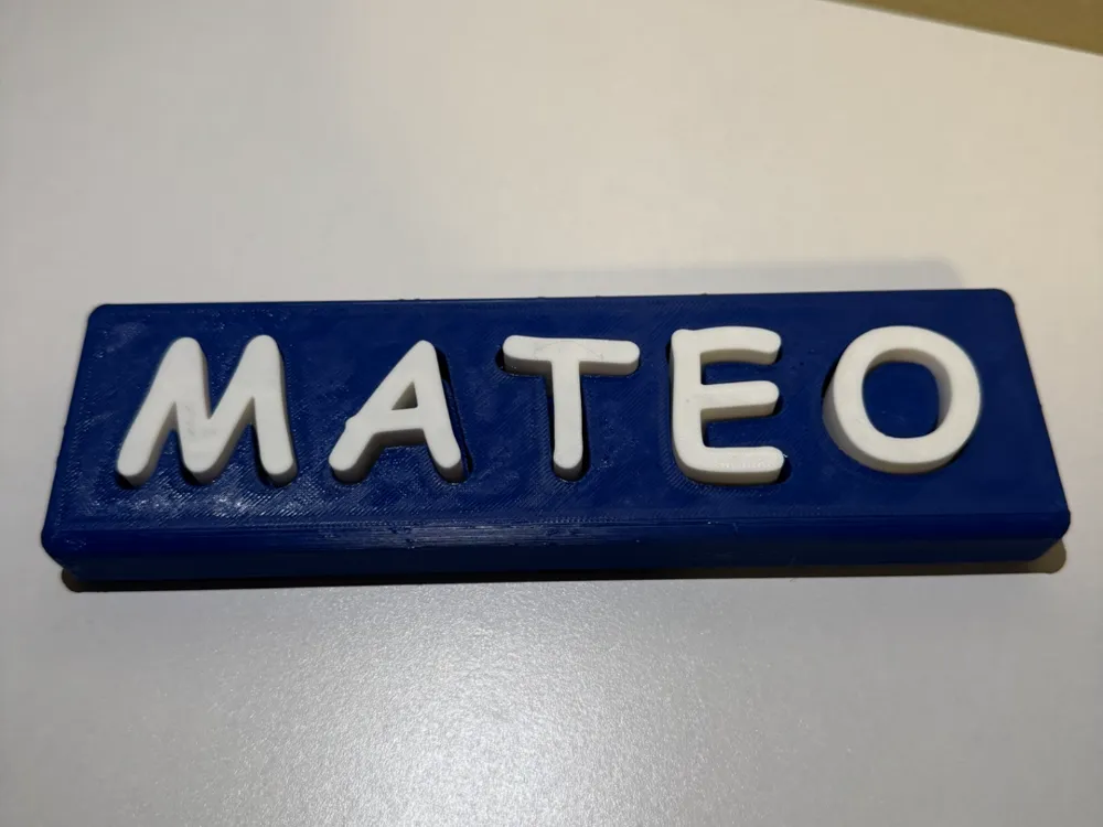 MATEO - Name Puzzle - Free 3D Print Model - MakerWorld