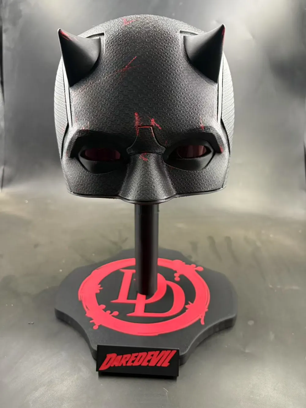 Daredevil Stand helmet Modular - Free 3D Print Model - MakerWorld