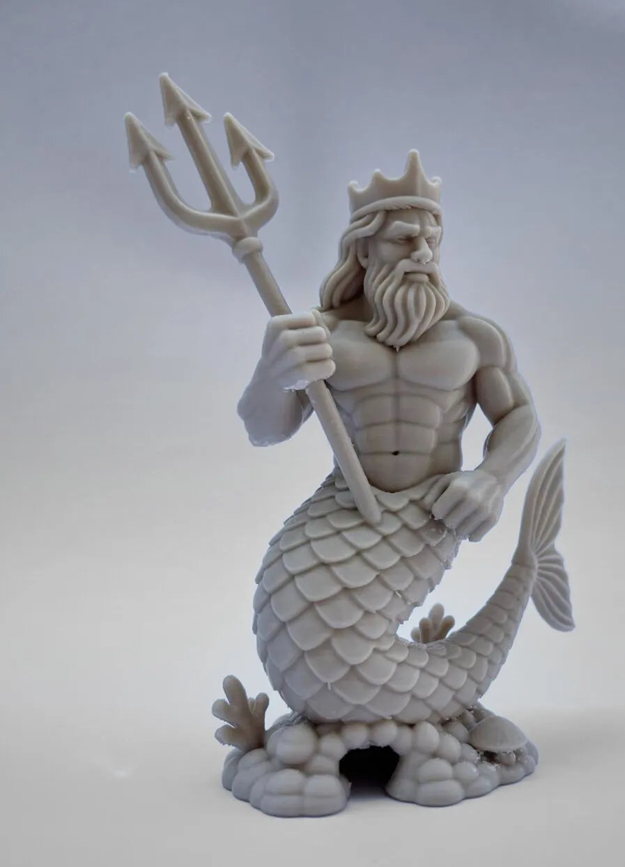Poseidon – King of the aquarium - Free 3D Print Model - MakerWorld