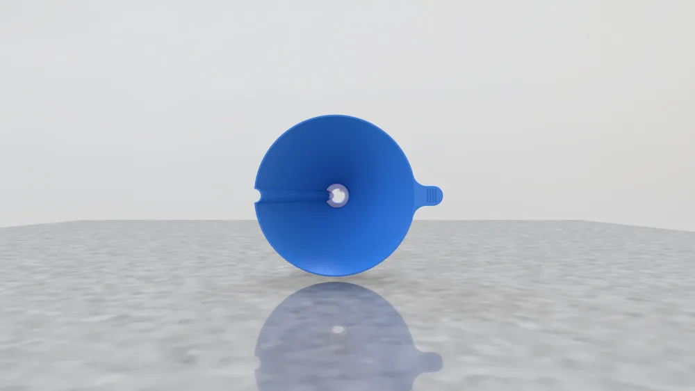 Air escape funnel with handle by Qmax3D - MakerWorld