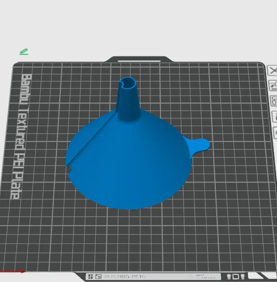 Air escape funnel with handle by Qmax3D - MakerWorld