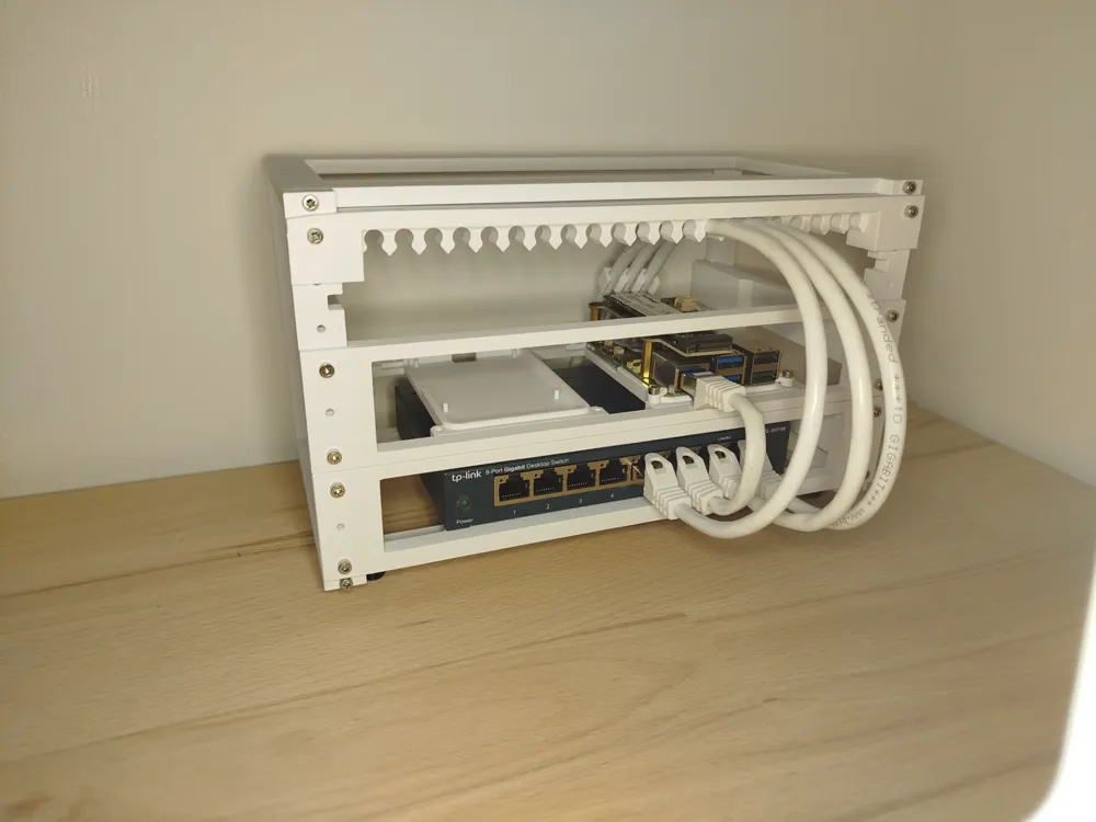 Modular Server Rack 10 inch by Concept by Luca MakerWorld: Download ...