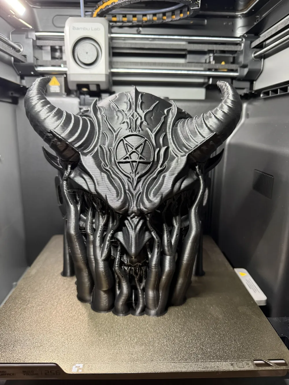 Evil Satanic Demon Mask – 3D Printable Horror Mask - Free 3D Print ...