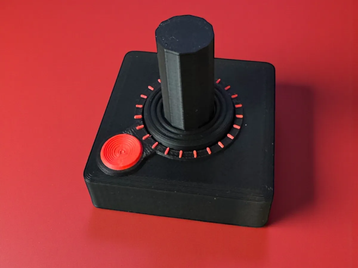 Retro Joystick Clicker - Free 3D Print Model - MakerWorld