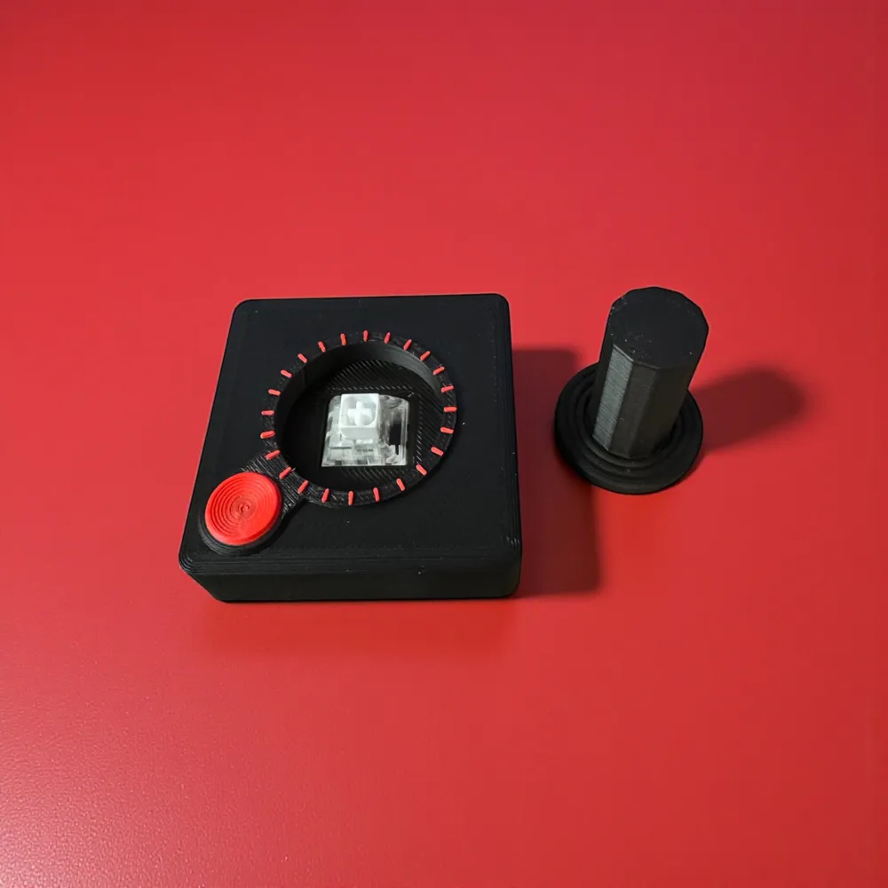 Retro Joystick Clicker - Free 3D Print Model - MakerWorld