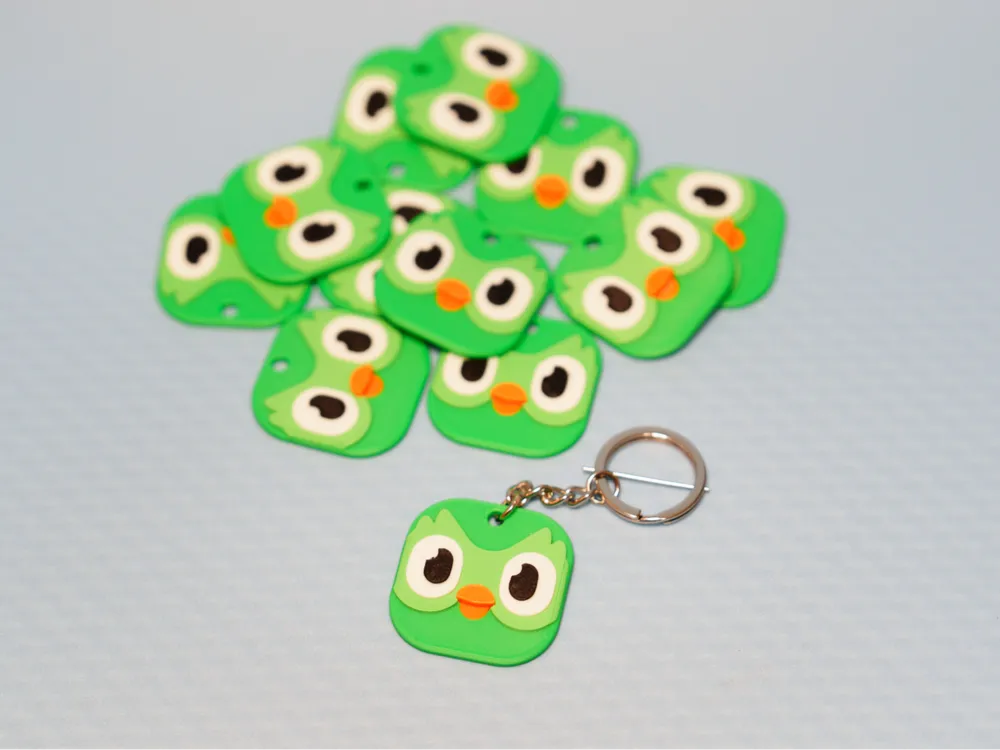 Duolingo Keychain | No AMS , Quick Printing by lost_z - MakerWorld