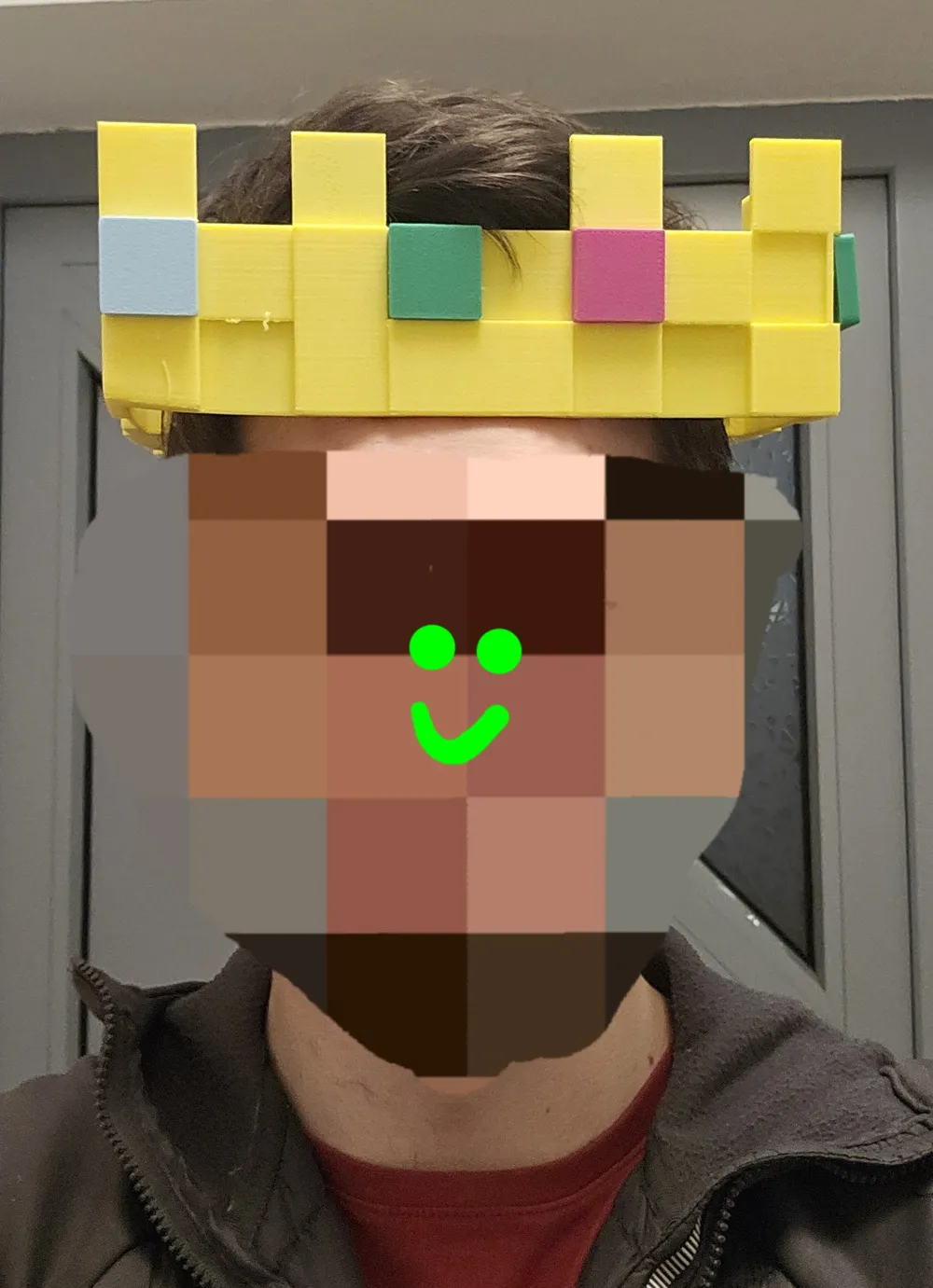 minecraft crown (actually wearable) by Dud311 MakerWorld: Download Free ...