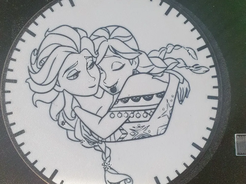 orologio anna e elsa by giosu - MakerWorld