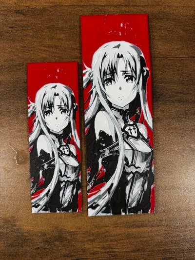 Asuna SAO Bookmark – The Flash of Aincrad - Free 3D Print Model ...