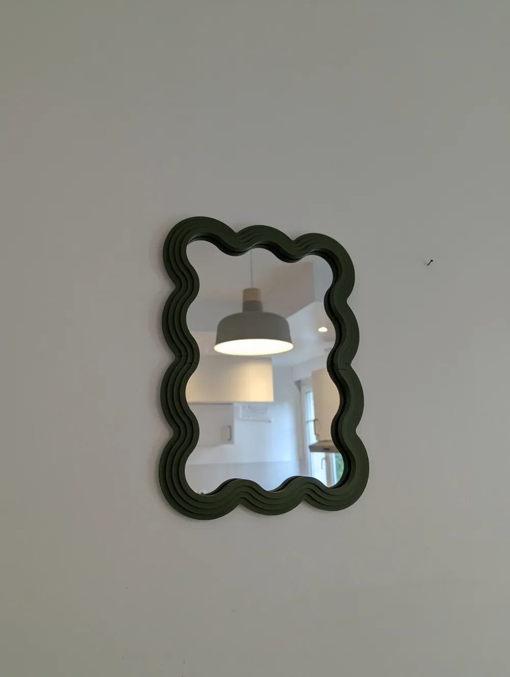 Wavy Decorative Mirror Frame Lonsas Ikea - Free 3D Print Model - MakerWorld