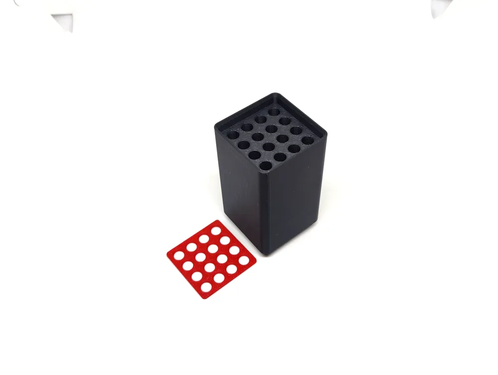 Small file holder Gridfinity 1x1x10u - Free 3D Print Model - MakerWorld