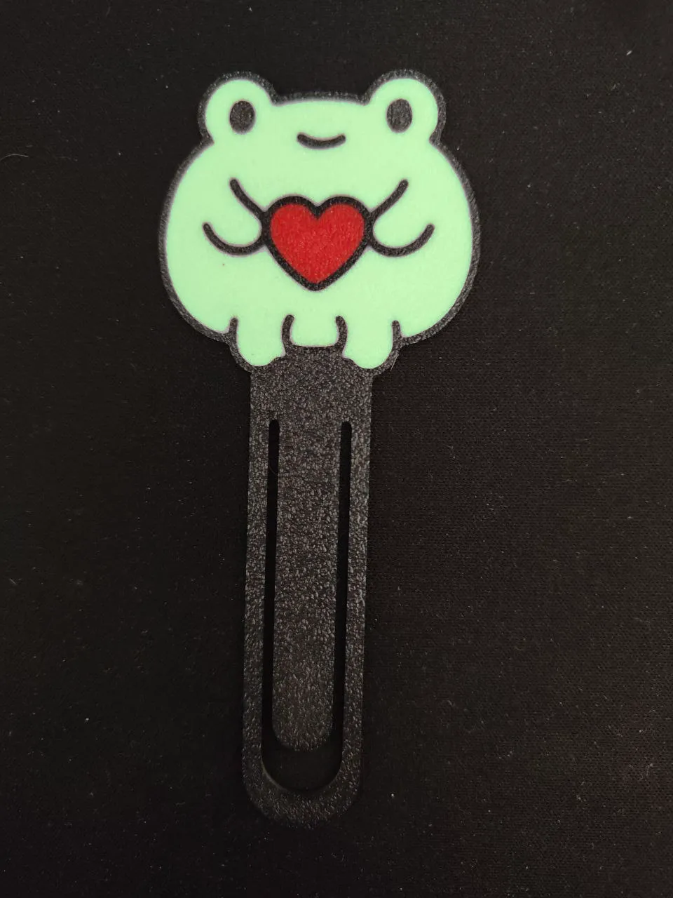 BookMark Frog with Heart Cute Kawaii by JonnyCena - MakerWorld