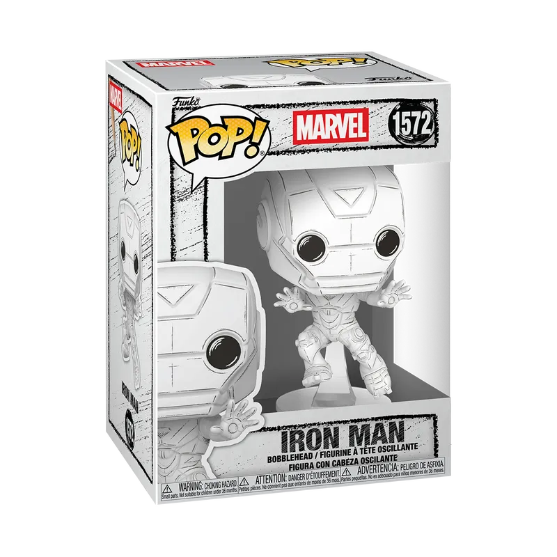 Pop! Iron Man (Sketched Deco) - Free 3D Print Model - MakerWorld