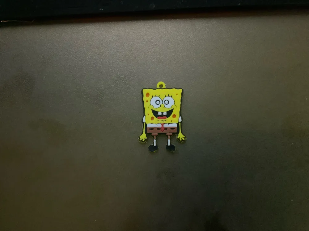 cartoon characters-spongebob keychain / necklace charm (free for ...