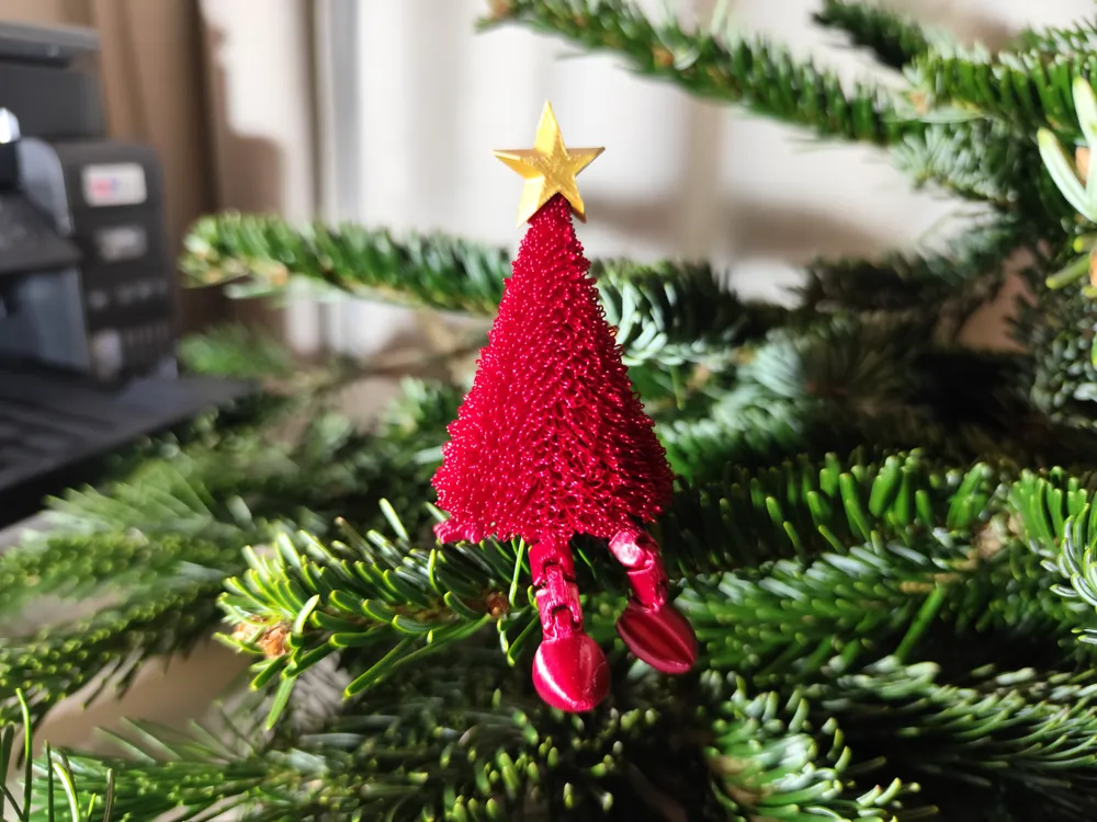 Christmas Tree with articulated legs - Christmas tree with articulated ...