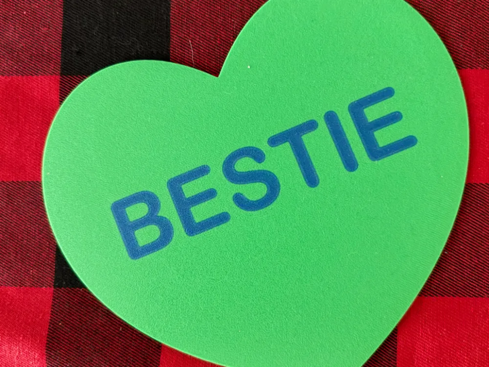 Valentines Sweethearts Conversation Hearts - Free 3D Print Model ...