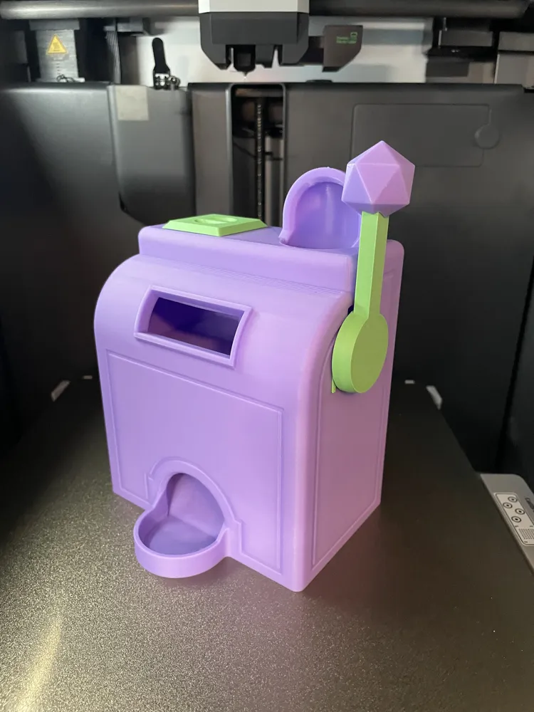 D20 Slot Machine Dice Tower - Free 3D Print Model - MakerWorld