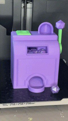 D20 Slot Machine Dice Tower by HannaBannah - MakerWorld