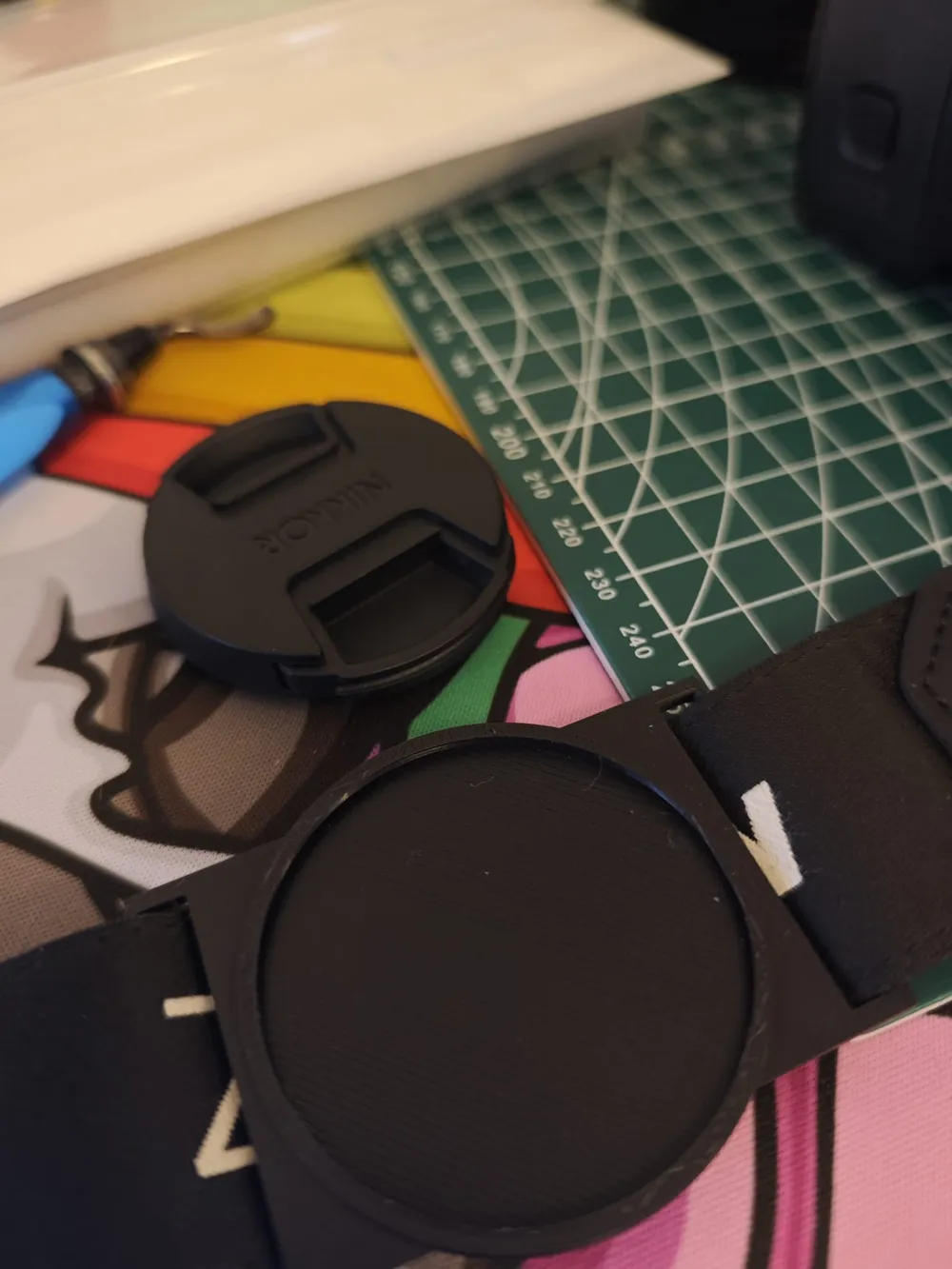46mm Nikon lens cap holder - Free 3D Print Model - MakerWorld