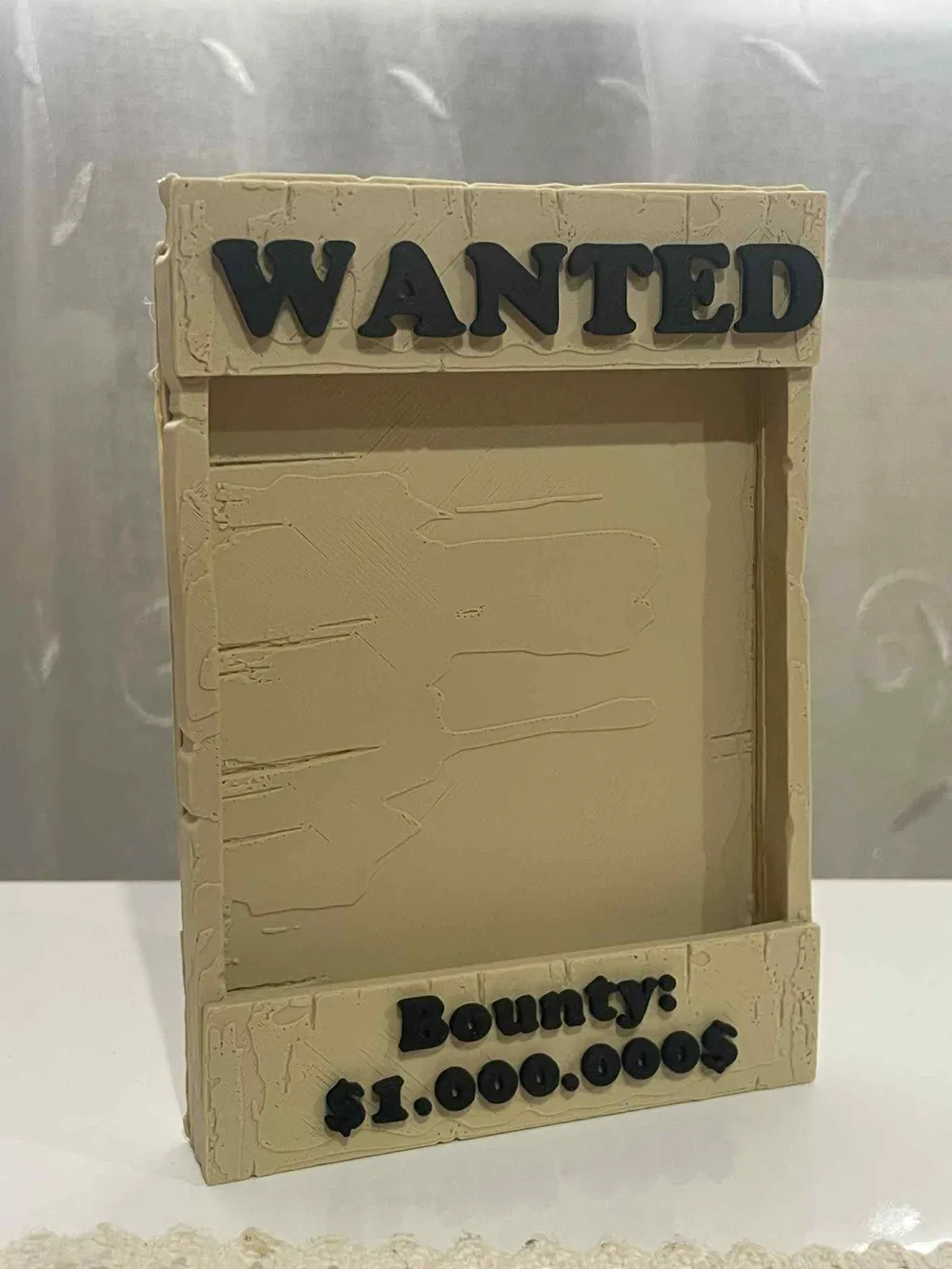 WANTED Bounty poster photo frame by Orban Levente MakerWorld: Download ...