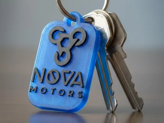 Nova Motors Keychain - Honeycomb Tech - Free 3D Print Model - MakerWorld