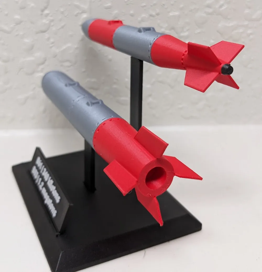 Modern US Nuclear Bombs | B61 and B83 - Free 3D Print Model - MakerWorld