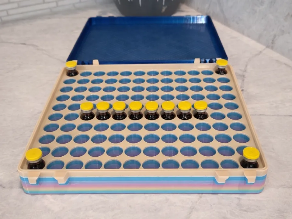 Peptide storage Snapbox Large Qty (3ml Vials) - Free 3D Print Model ...