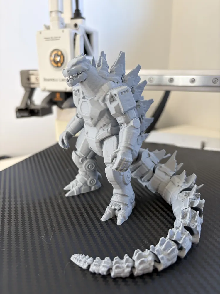 Flexzilla- Mecha Godzilla Flexi - Free 3D Print Model - MakerWorld
