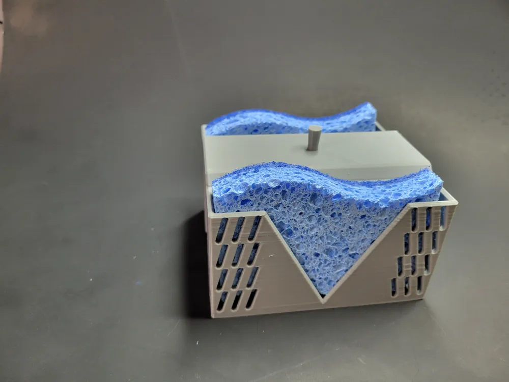 Sponge caddy for a split basin sink by SJ-Homemade MakerWorld: Download ...