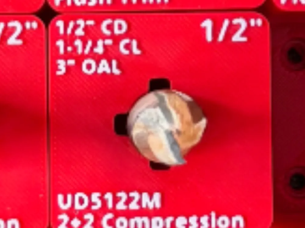 Gridfinity Multi-color Router Bit Holders Remixed by Jens Bodal ...