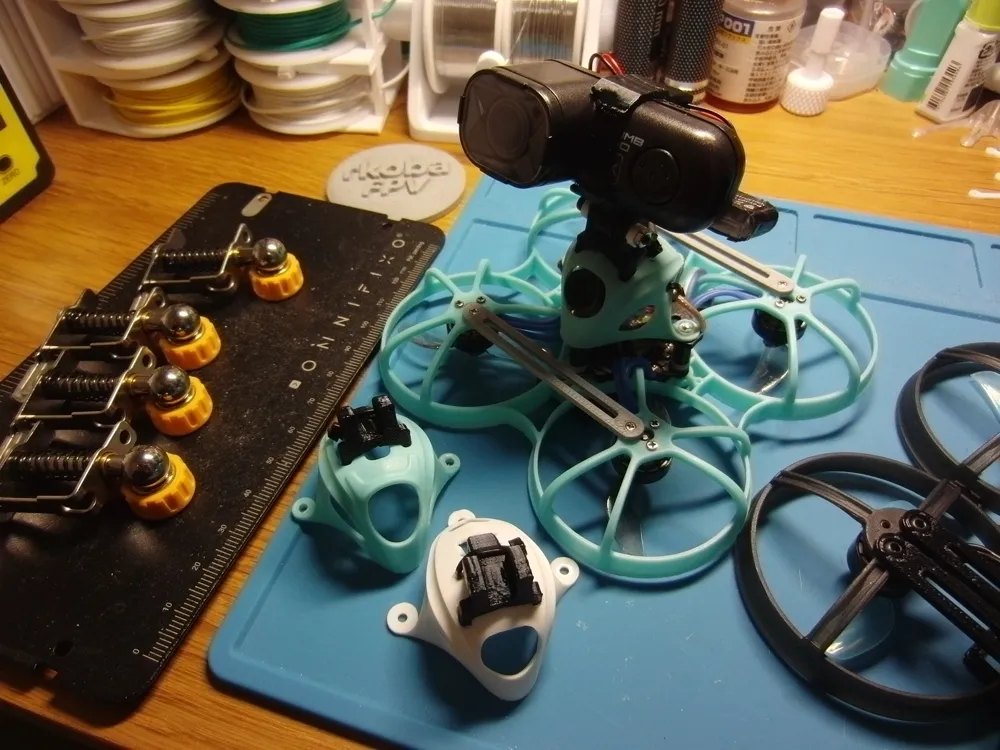 Runcam ThumbPro Mount w/ Battery & BEC V2 - Free 3D Print Model ...