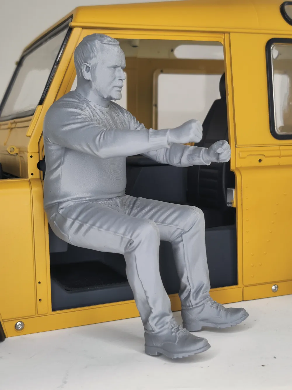 Driver figure large man for rc scaler or crawler10 - Free 3D Print ...